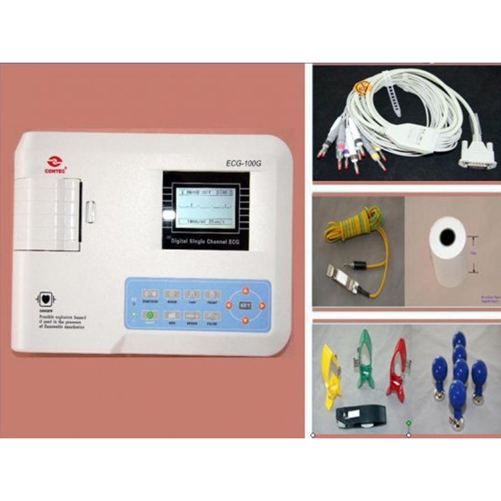 100G DIGITAL – SINGLE CHANNEL ELECTROCARDIOGRAPH MONITOR – 100G – MedCorp